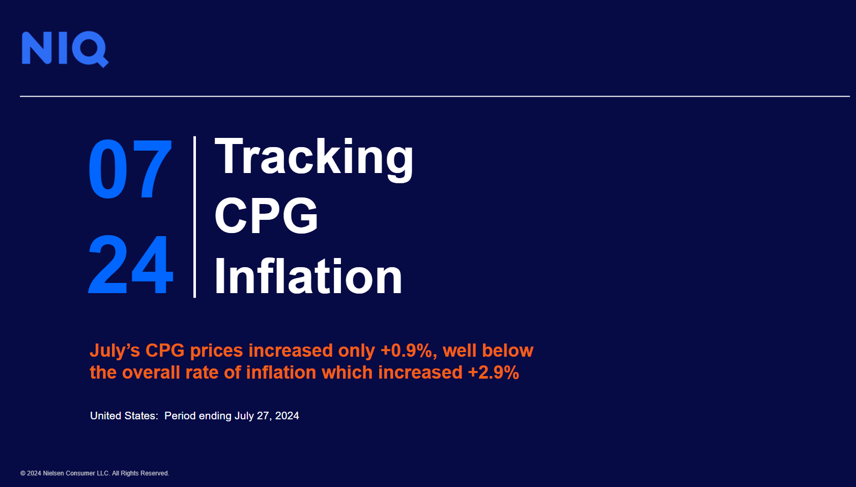 CPG Inflation Report - NIQ